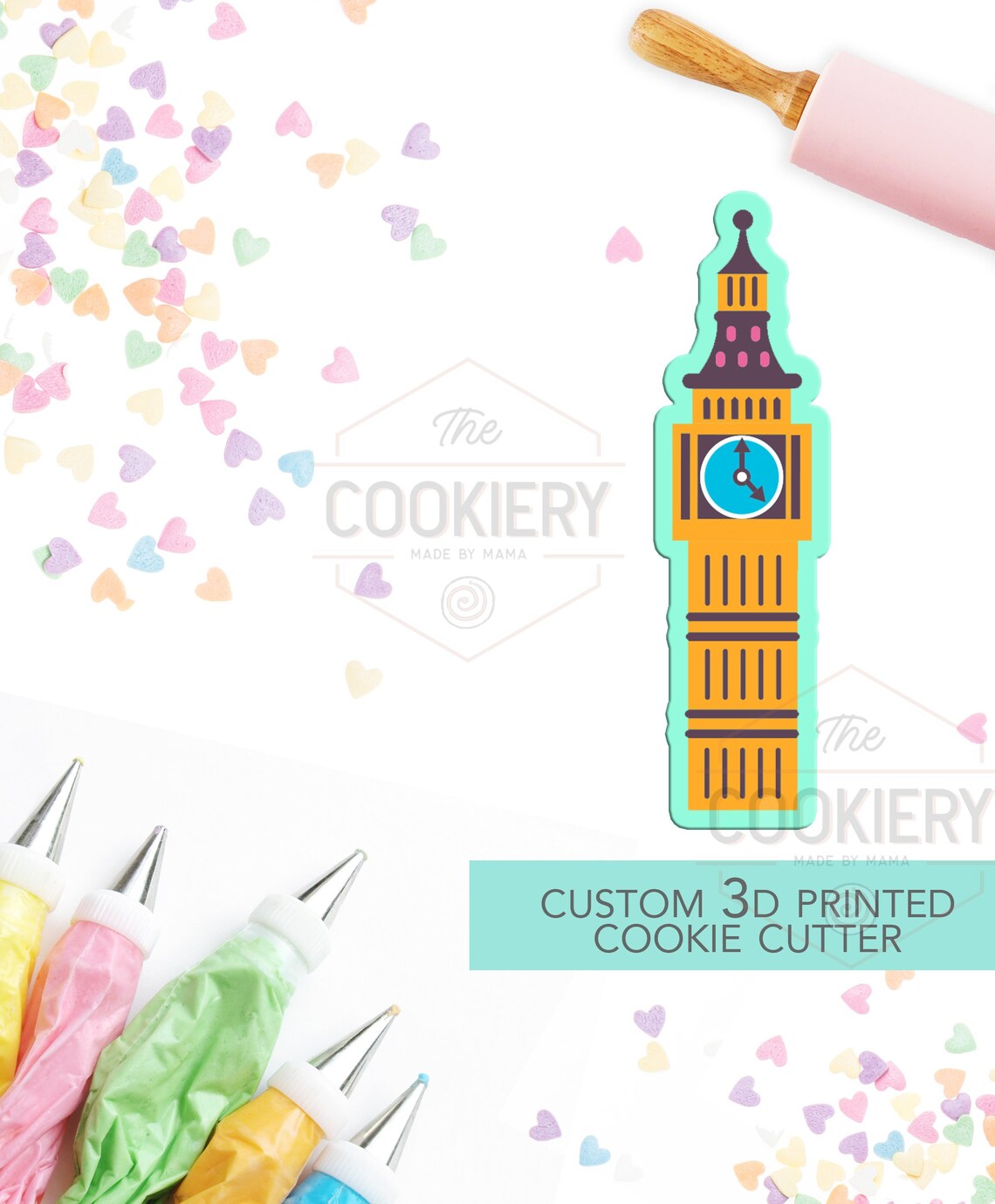 Clock Tower Cookie Cutter Big Ben Cookie Cutter London - Etsy