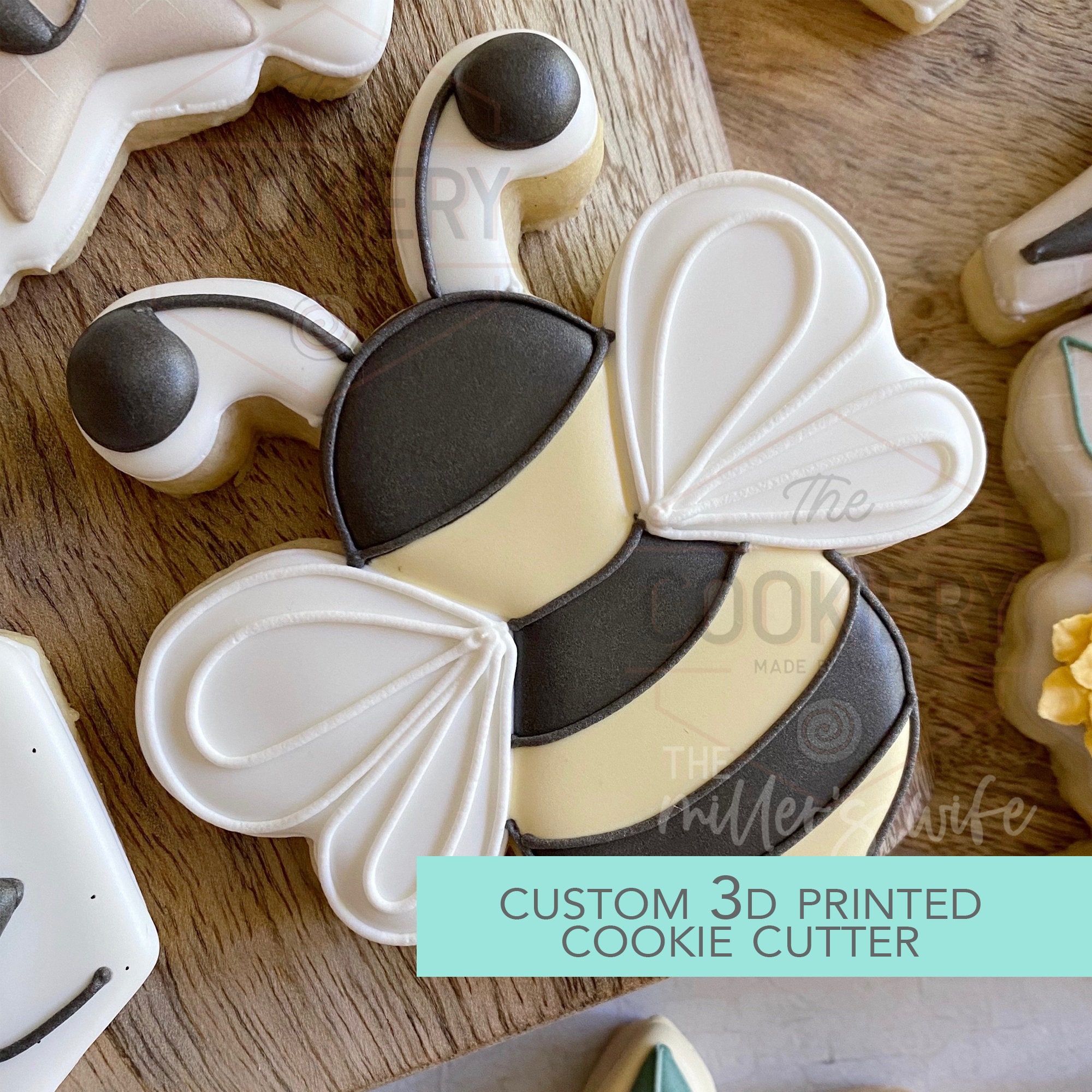 Chubby Bee Cookie Cutter Spring Cookie Cutter 3D Printed - Etsy