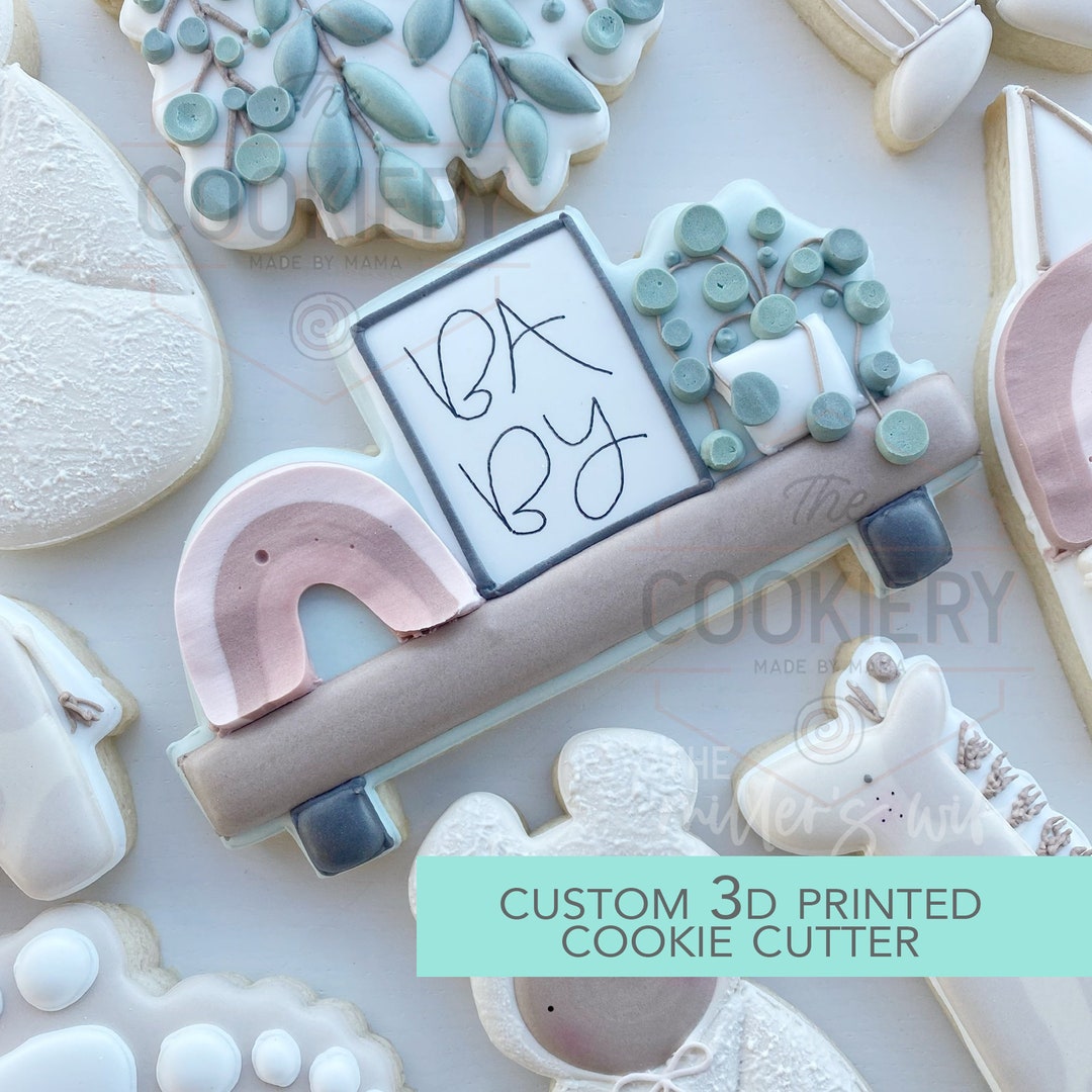 Baby Bookshelf Cookie Cutter, Baby Shower Cookie - 3D Printed Cookie ...