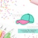 Baseball Cap Cookie Cutter - Ballcap Cutter - Hat Cookie Cutter - 3D ...