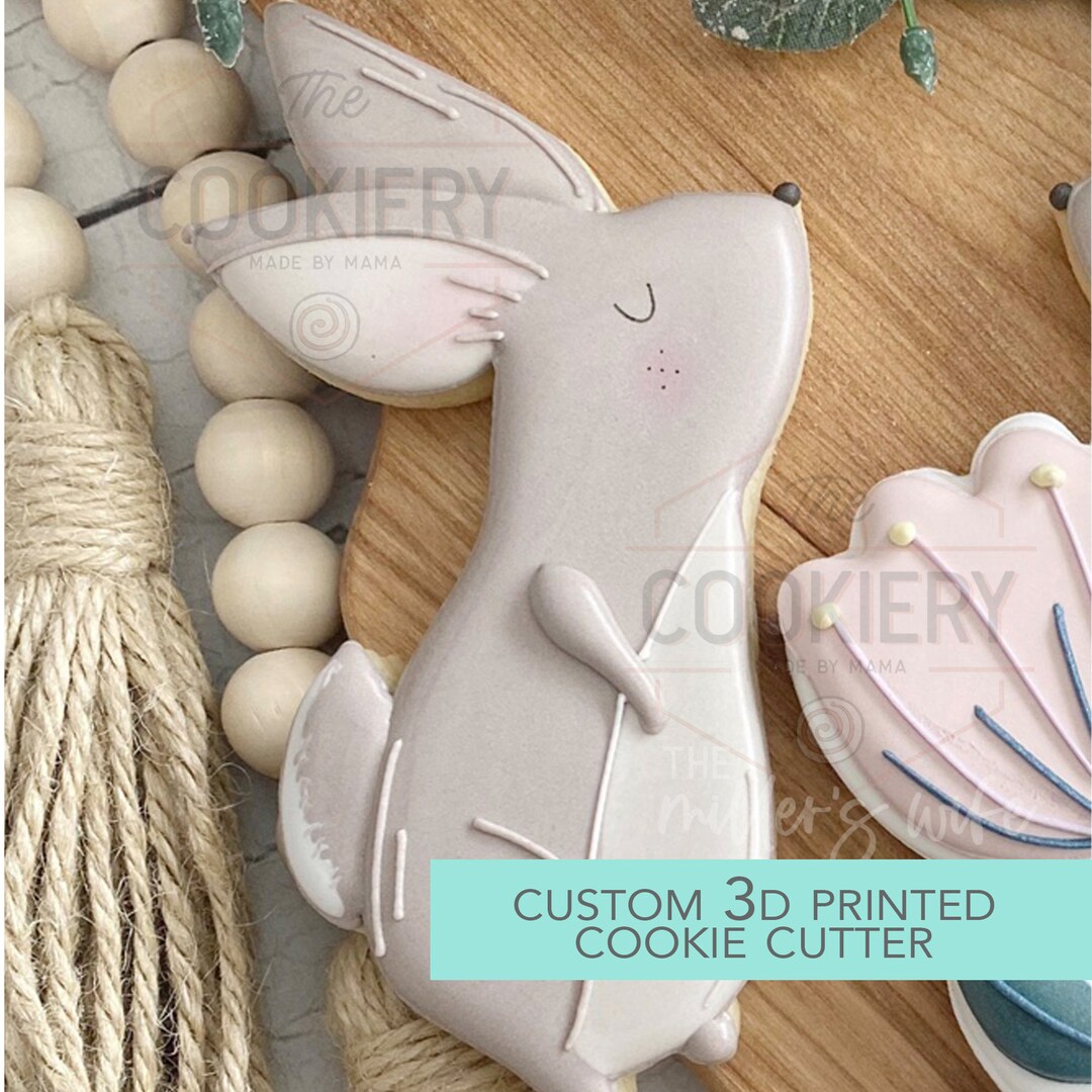 Standing Bunny Cookie Cutter - Easter Cookie Cutter - 3D Printed Cookie ...