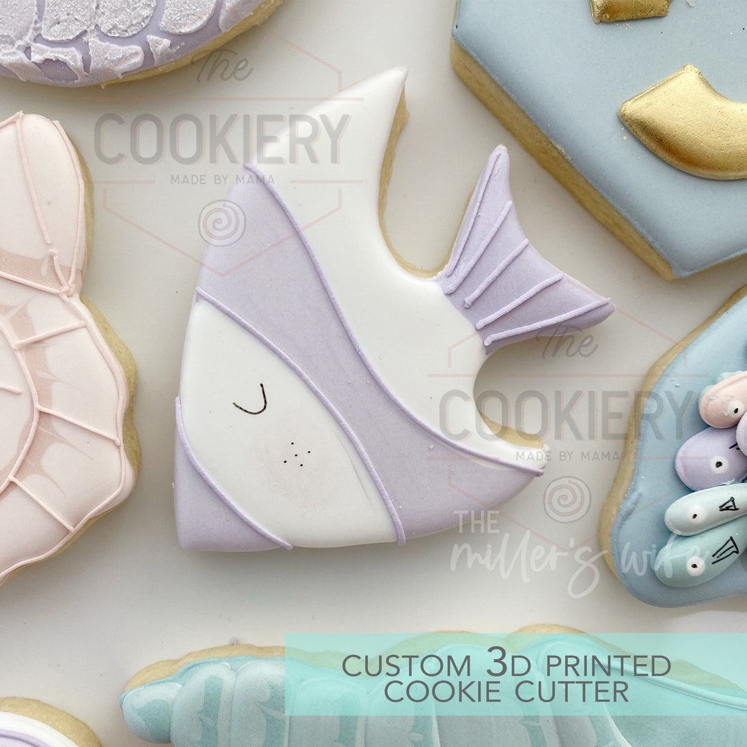Angelfish Cookie Cutter - Under the Sea Cookie Cutter - 3D Printed ...