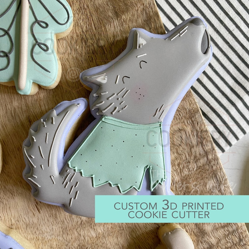 Wolf Cookie - Etsy