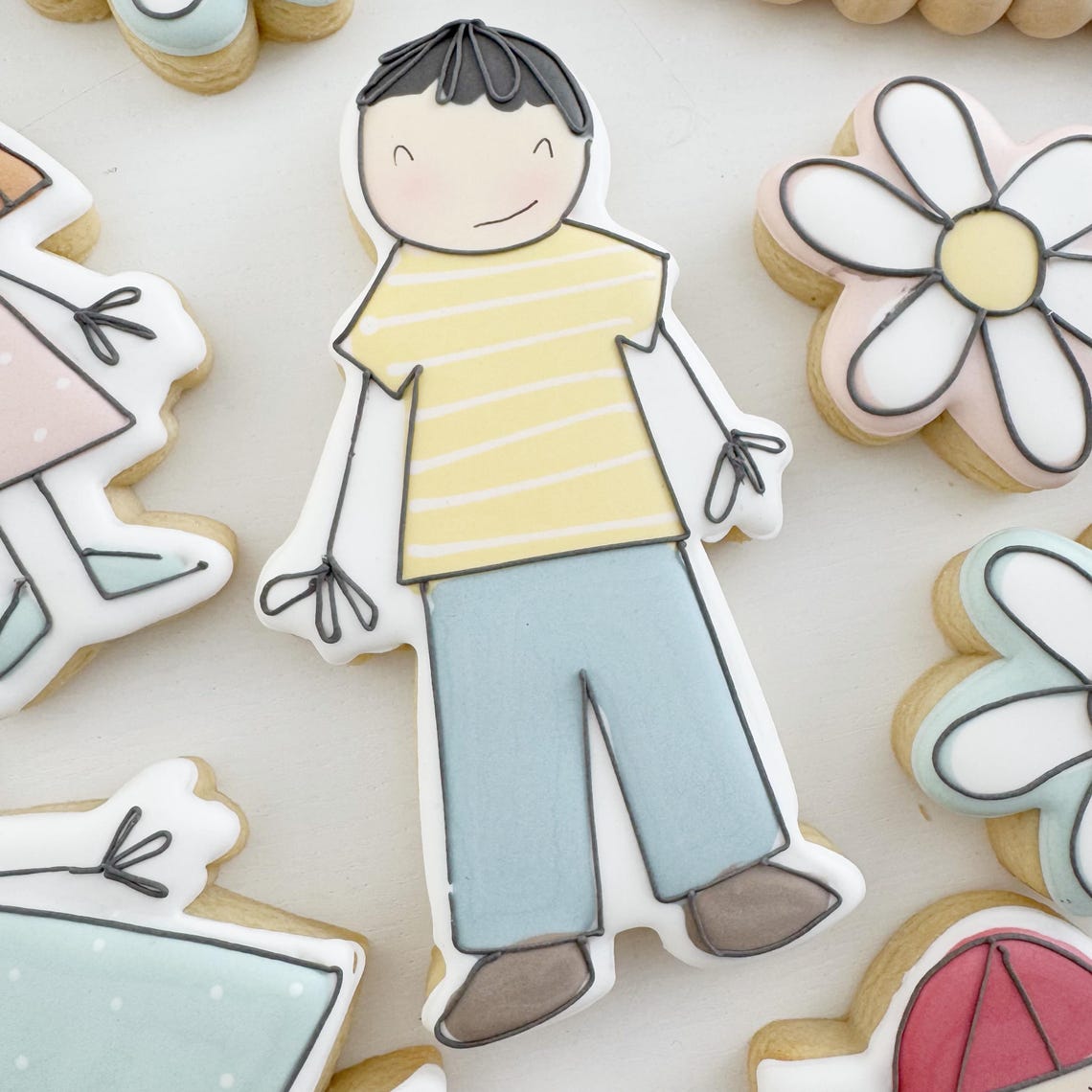 Stick Figure Family Cutter Set Cookie Cutter - Mother's Day Father's ...