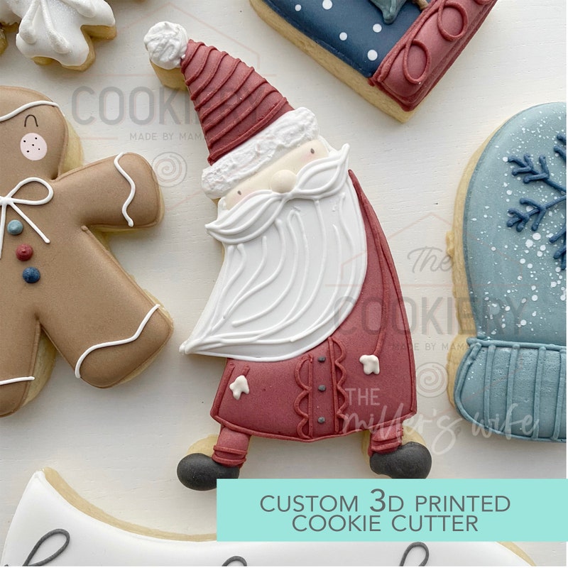 Santa Cookie Cutter - Etsy