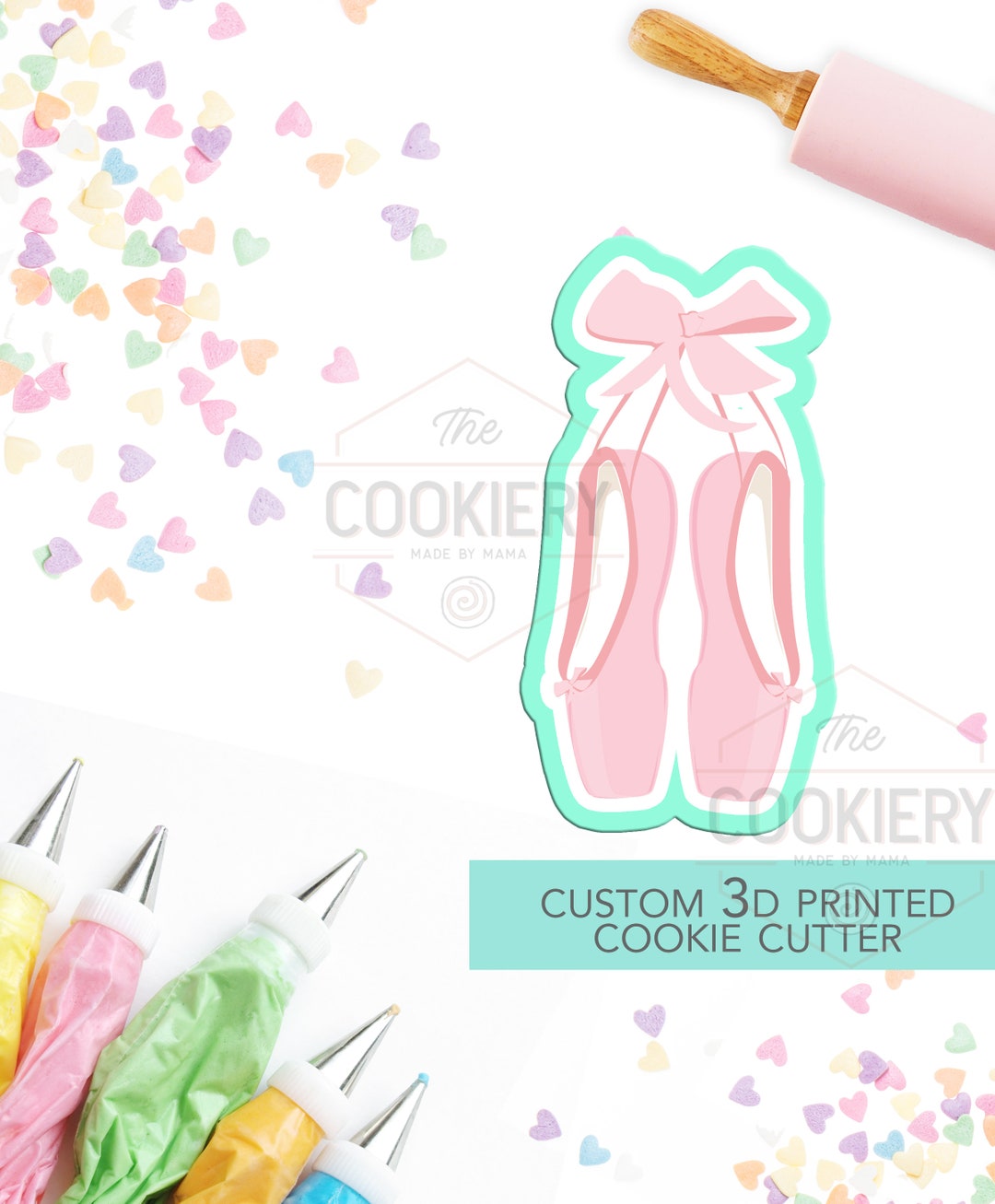Ballet Shoes Cookie Cutter - Ballet Pointe Shoes Cutter - Ballerina ...