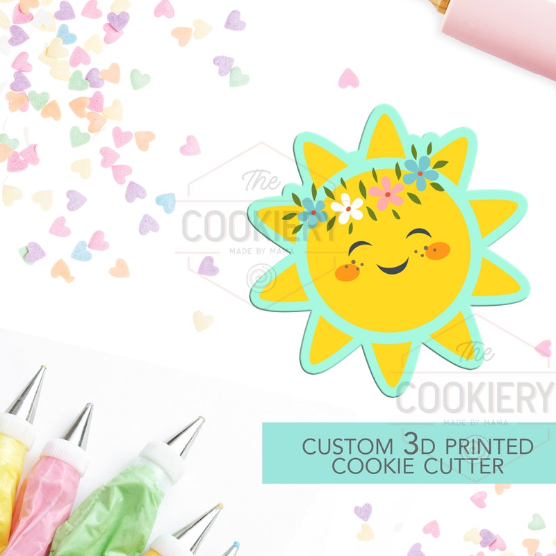 Sunshine Cookie Cutter - Etsy