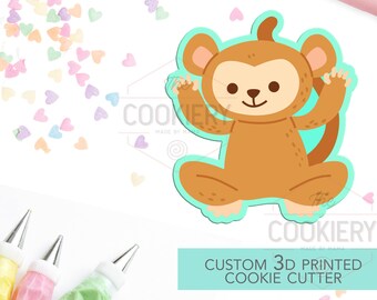 Monkey Head Jungle Safari Animal Cookie Cutter - Etsy