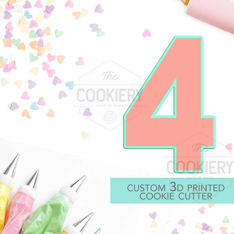 Number Cookies - Etsy