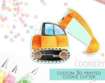 Excavator Construction Cookie Cutter Cookie Cutters by Nori - Etsy