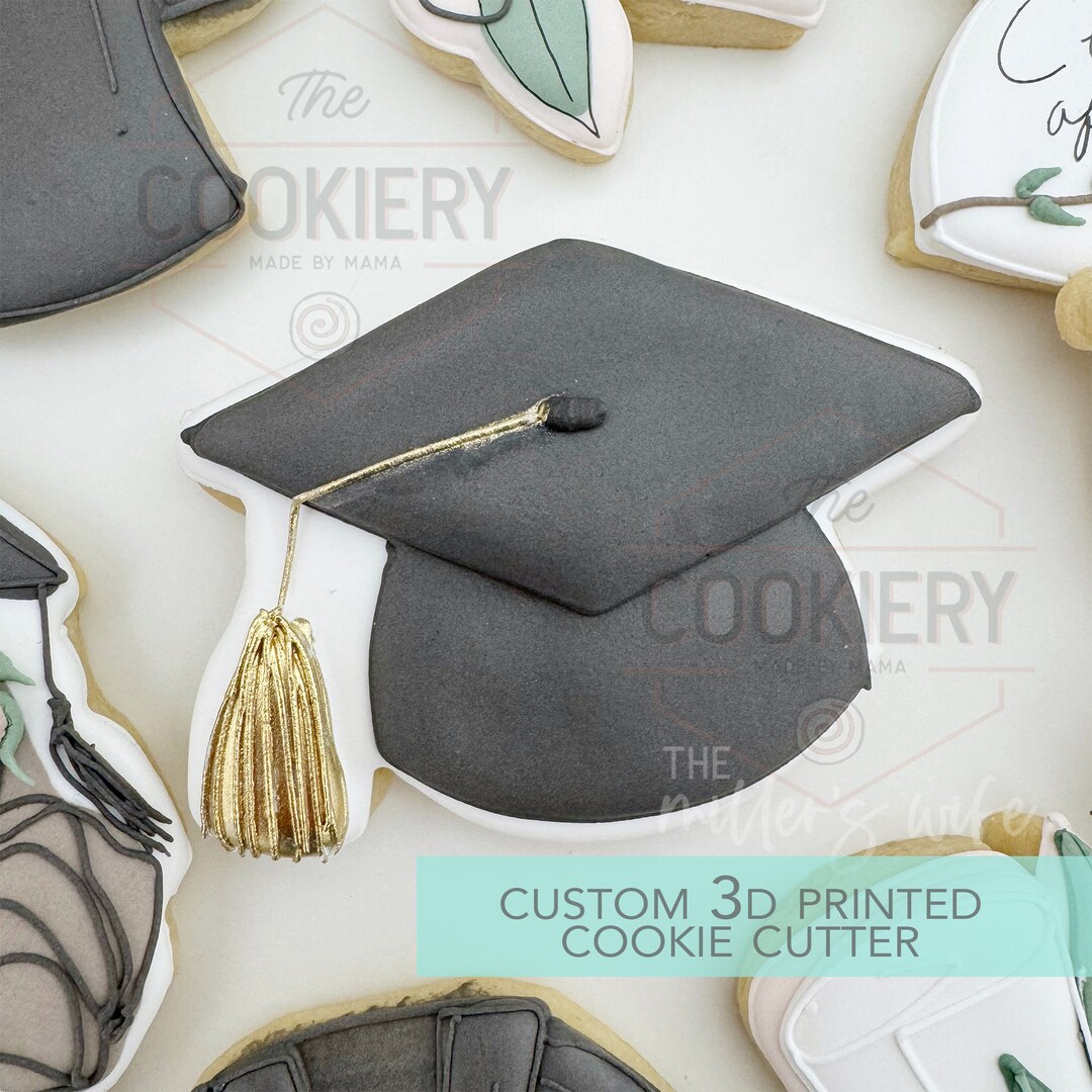 Graduation Hat Cookie Cutter - Graduation Cutter - 3D Printed Cookie ...