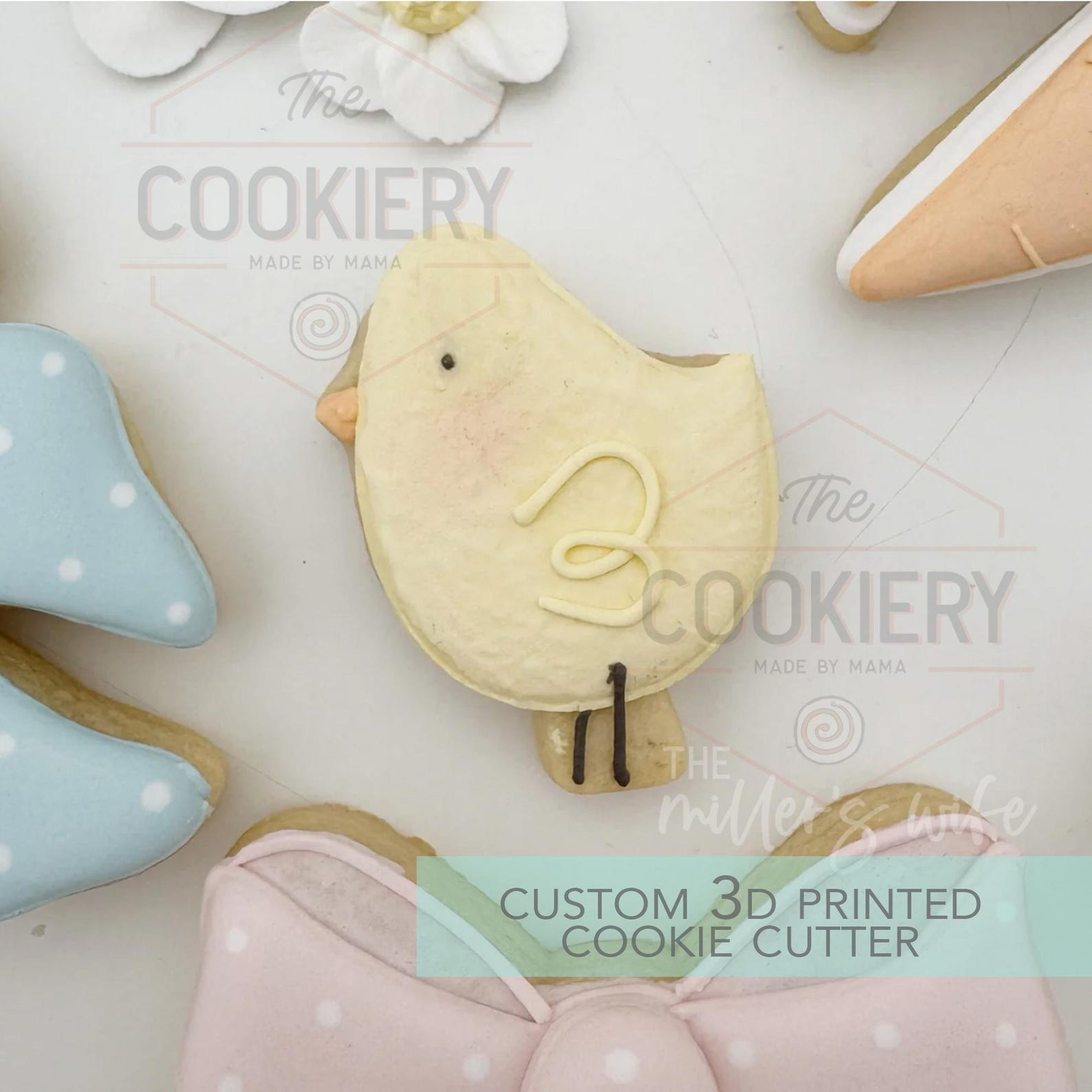 Chick Cookie Cutter - Easter Cookie Cutter - 3D Printed Cookie Cutter ...