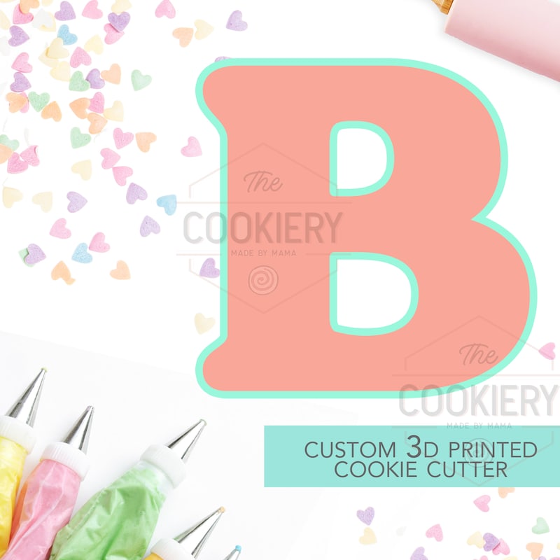 Block Letter Cookie Cutters - Etsy
