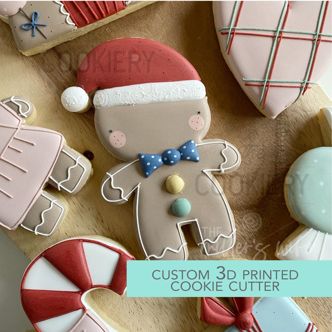 Gingerbread Boy Cutter - Christmas Holiday Cutter - 3D Printed Cookie ...