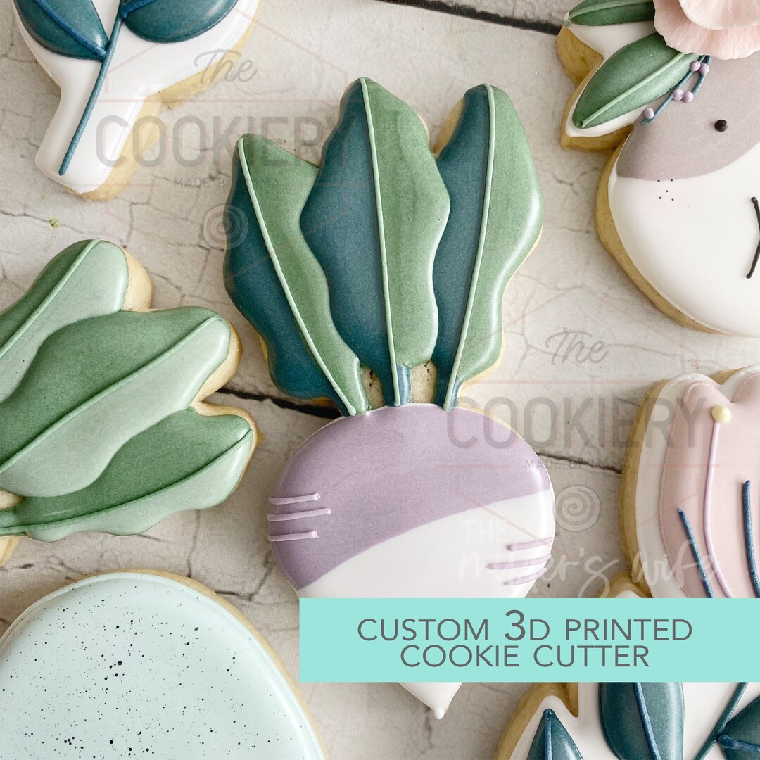 Turnip Cookie Cutter - Easter Cookie Cutter - 3D Printed Cookie Cutter ...