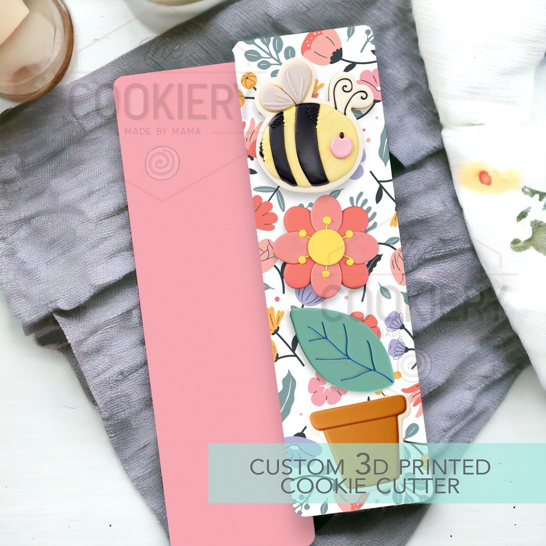 Spring Flower Pot Mini Set Cookie Cutter - Garden Cookie Cutter ...