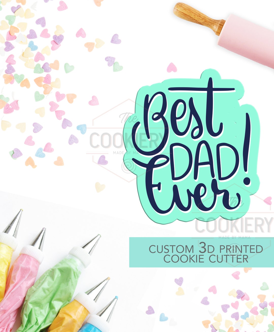 Happy Father's Day Cookie Cutter - Thank You Dad Cutter - Father's Day ...