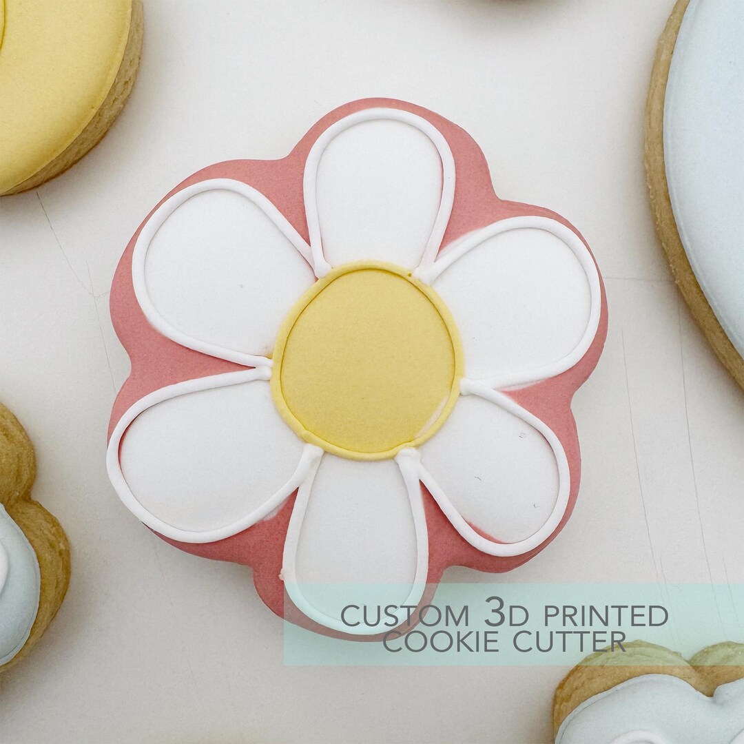 Daisy Flower Cookie Cutter - Birthday Party Capybara Cookie Cutter - 3D ...