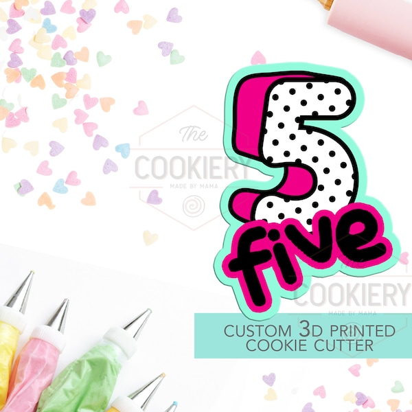 Number Cookie - Etsy