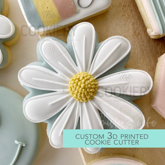 Daisy Flower Cookie Cutter Gardening Cookie Cutter 3D - Etsy