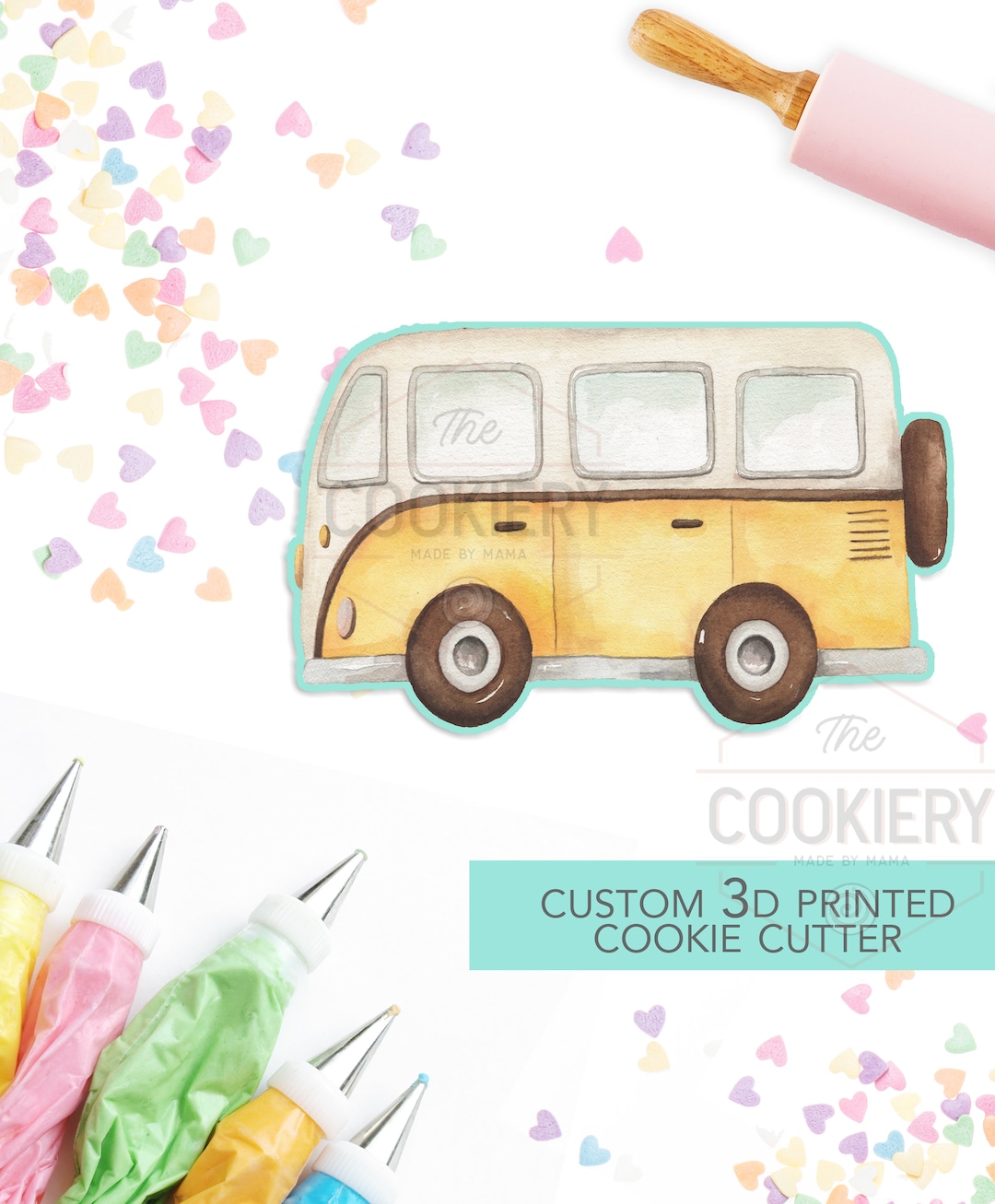 RV Camper Cookie Cutter - Camping Tent Cookie Cutter - Camping Cookie ...