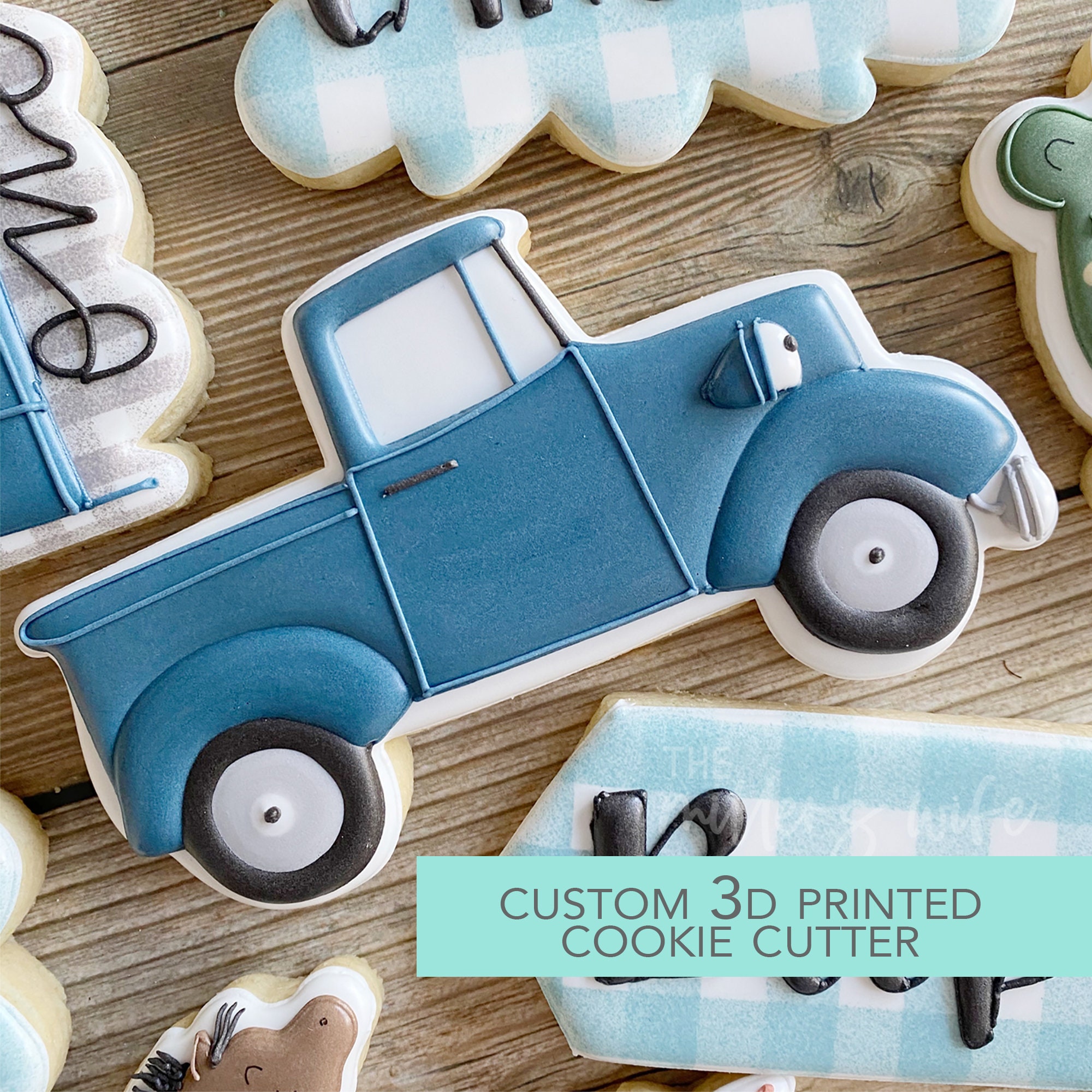 Pickup Truck Cookie Cutter Farming Cookie Cutter Vintage - Etsy