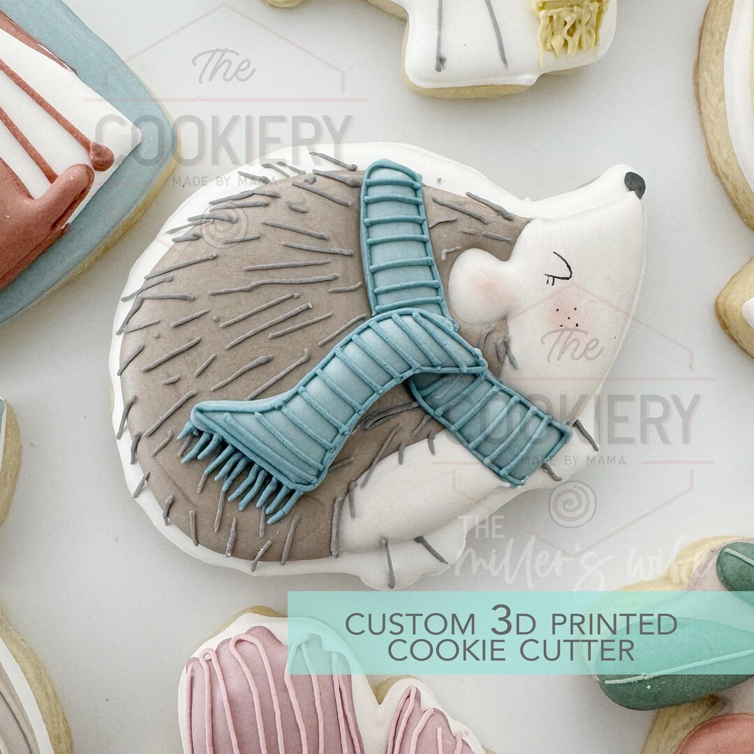 Fall Hedgehog Cookie Cutter - Fall and Thanksgiving - Cookie Cutter ...