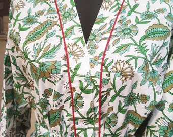 Tropical Block Print - Etsy