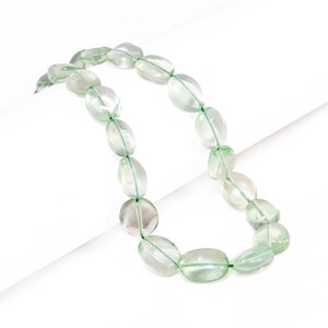 Green Fluorite Smooth Nuggets Beads, 9.5x11mm to 13x16mm, Green ...