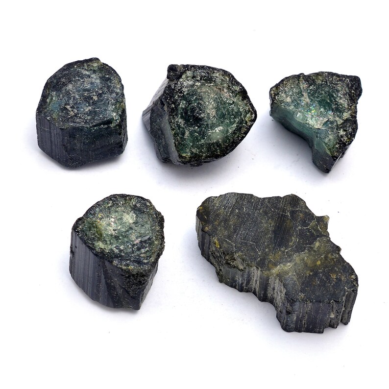 Black Tourmaline Rough Loose Gemstone Tourmaline Rough - Etsy