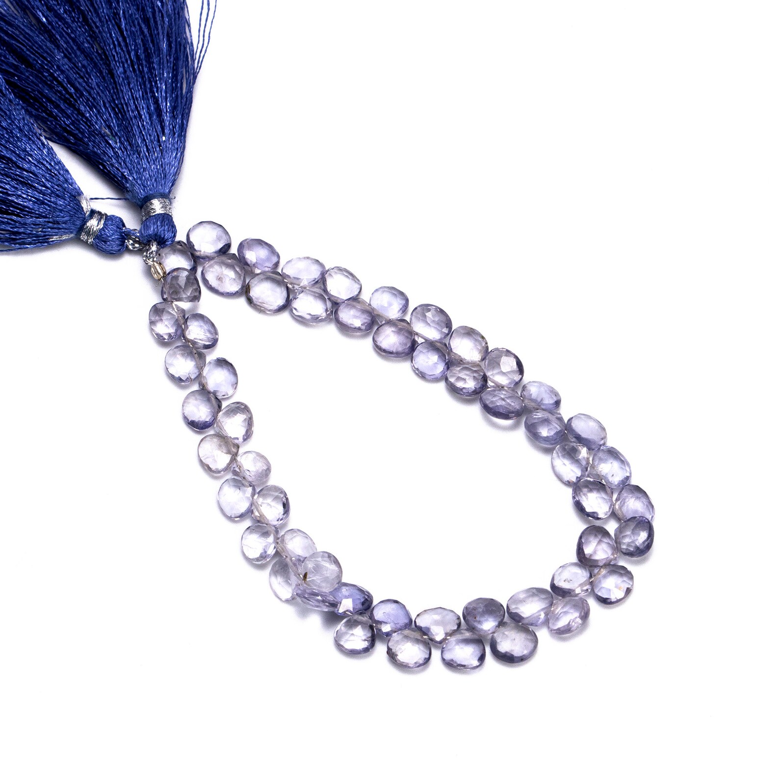 Natural Iolite Faceted Heart Shape Beads Blue Iolite Heart - Etsy