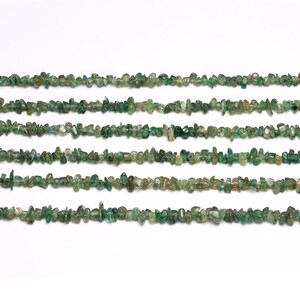 Emerald Smooth Chips Beads, 3 Mm to 5 Mm, Emerald Nuggets Chips ...