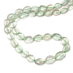 Green Fluorite Smooth Nuggets Beads, 9.5x11mm to 13x16mm, Green ...