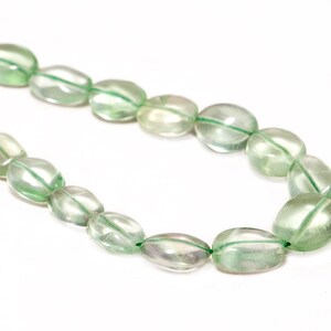 Green Fluorite Smooth Nuggets Beads, 9.5x11mm to 13x16mm, Green ...