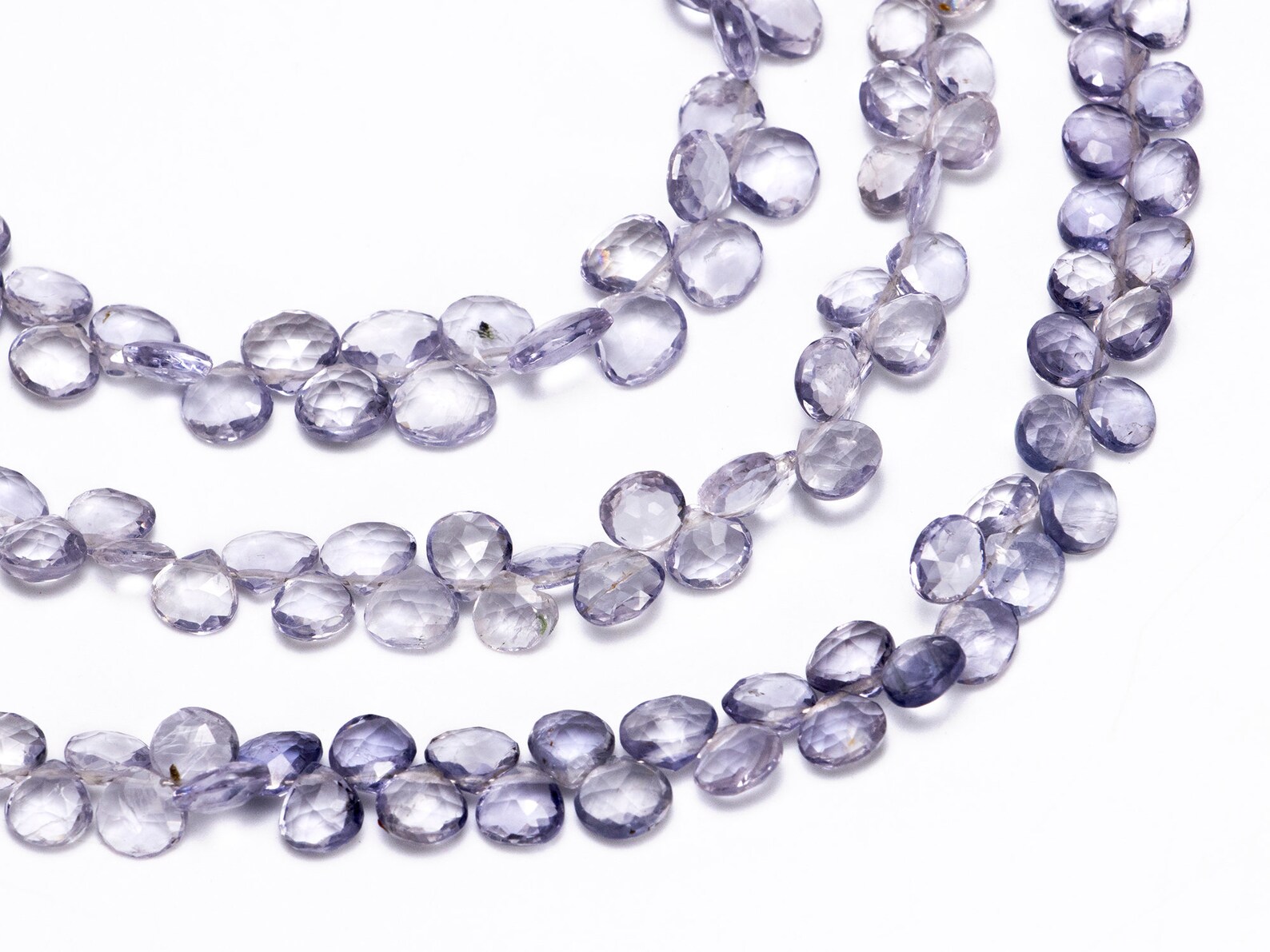 Natural Iolite Faceted Heart Shape Beads, Blue Fancy Bead, Jewelry ...