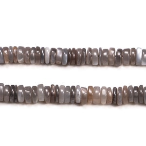 Grey Moonstone Smooth Wheels Beads Grey Moonstone Tyre Beads - Etsy