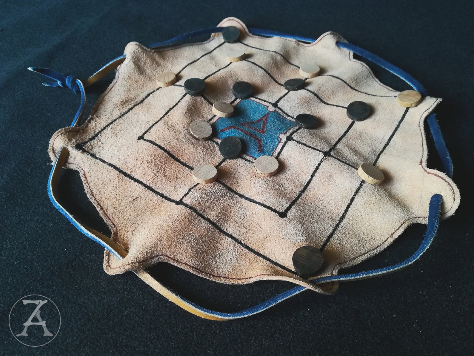 Nine Men's Morris Portable Mill Game - Etsy Canada