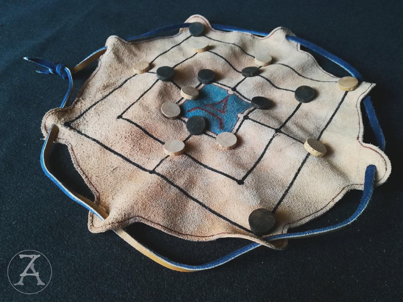 Nine Men's Morris Portable Mill Game - Etsy Canada