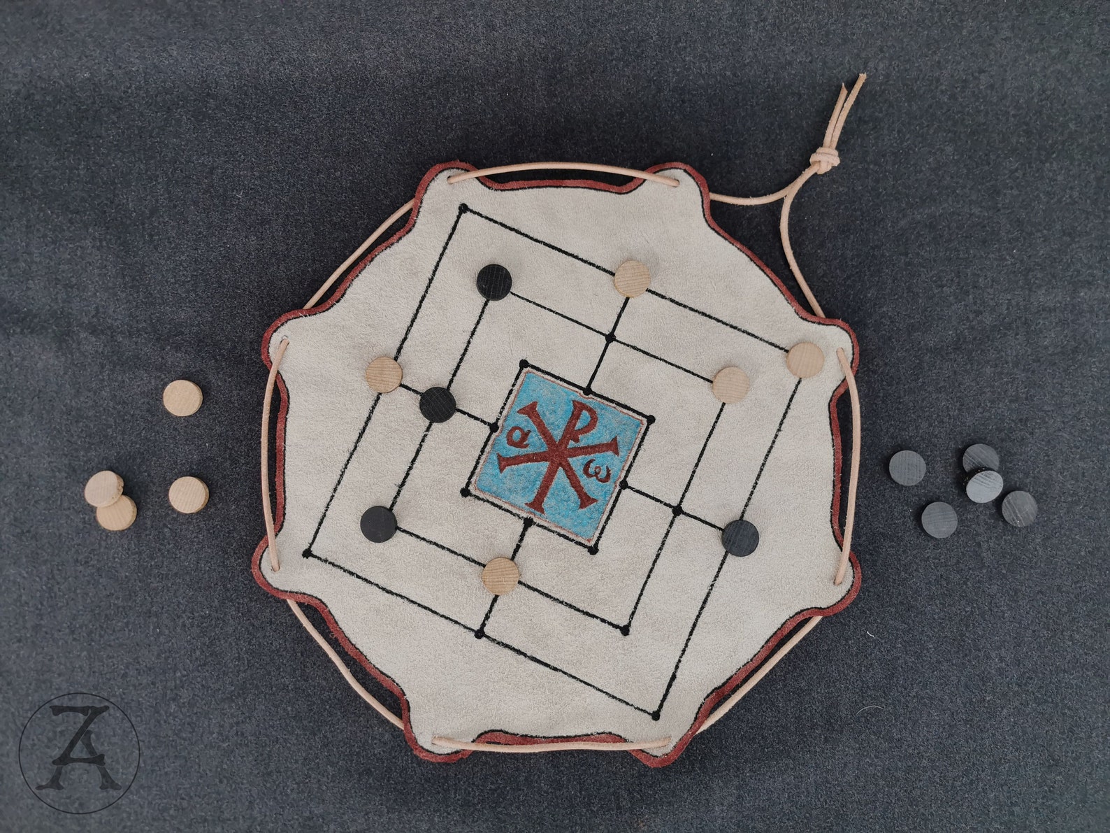 Nine Men's Morris Portable Mill Game - Etsy Canada