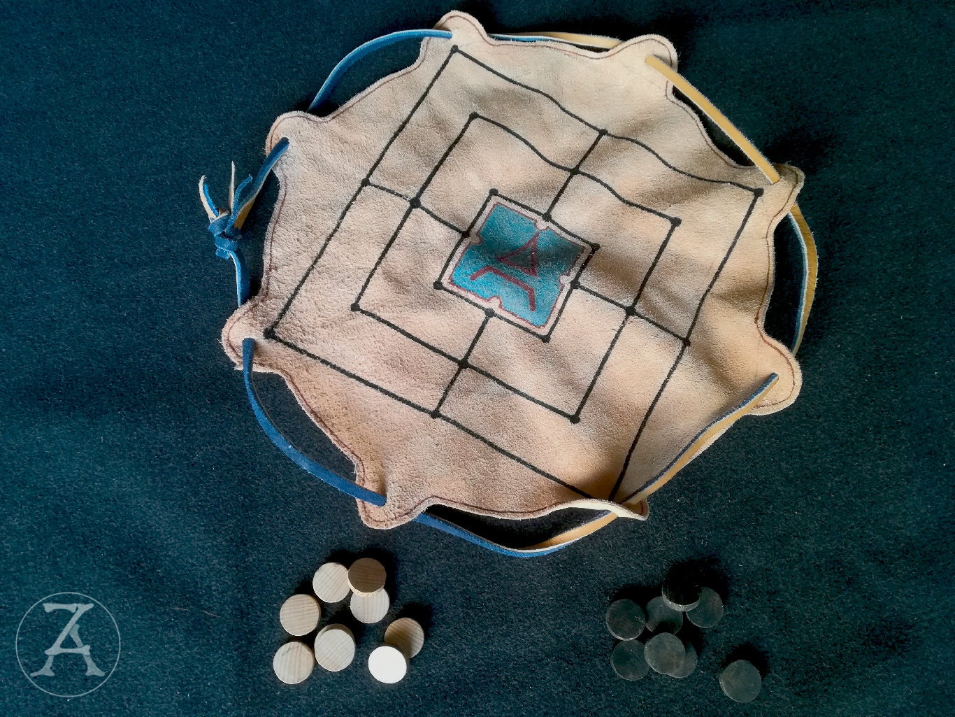 Nine Men's Morris Portable Mill Game - Etsy Canada