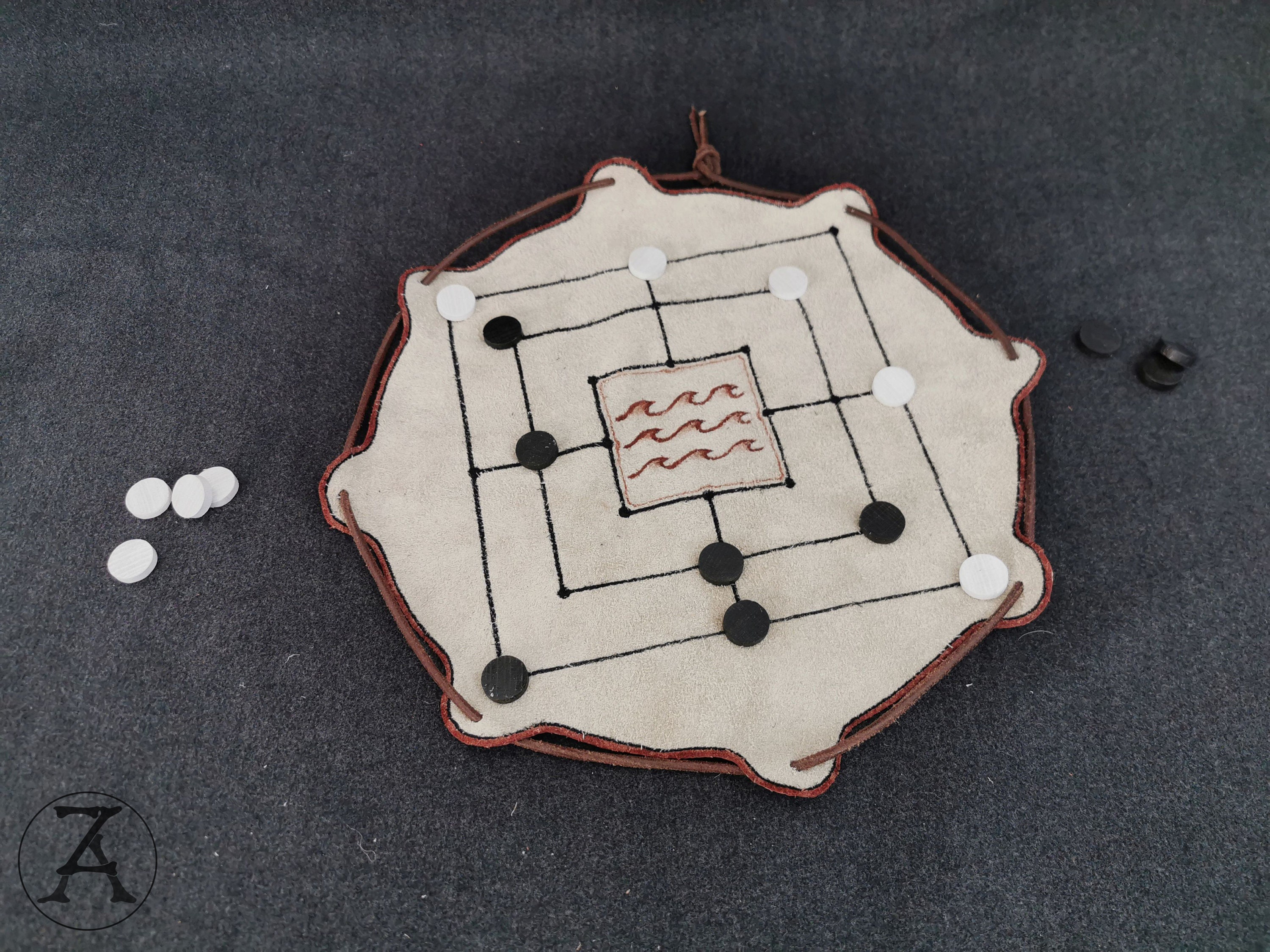 Nine Men's Morris Portable Mill Game - Etsy Canada