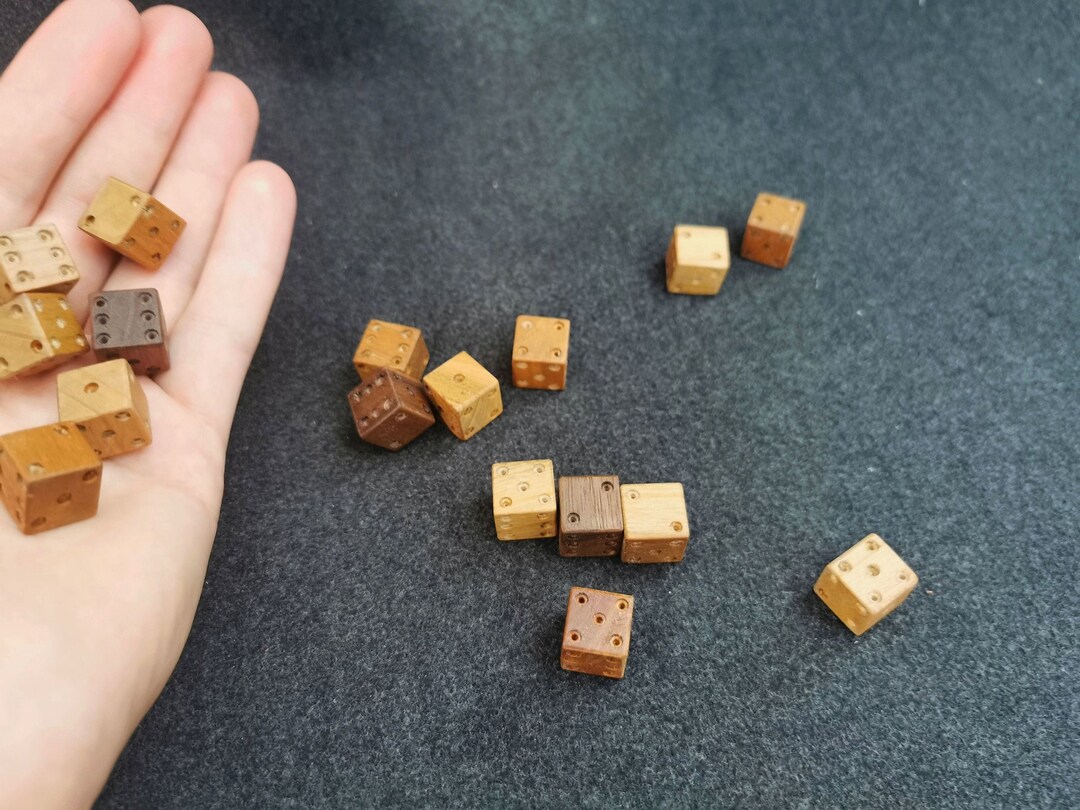Handmade Wooden Dice - Medieval, Viking, Pirate Active - Etsy