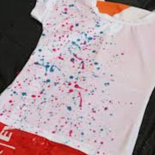 Paint Splatter Shirt - Etsy
