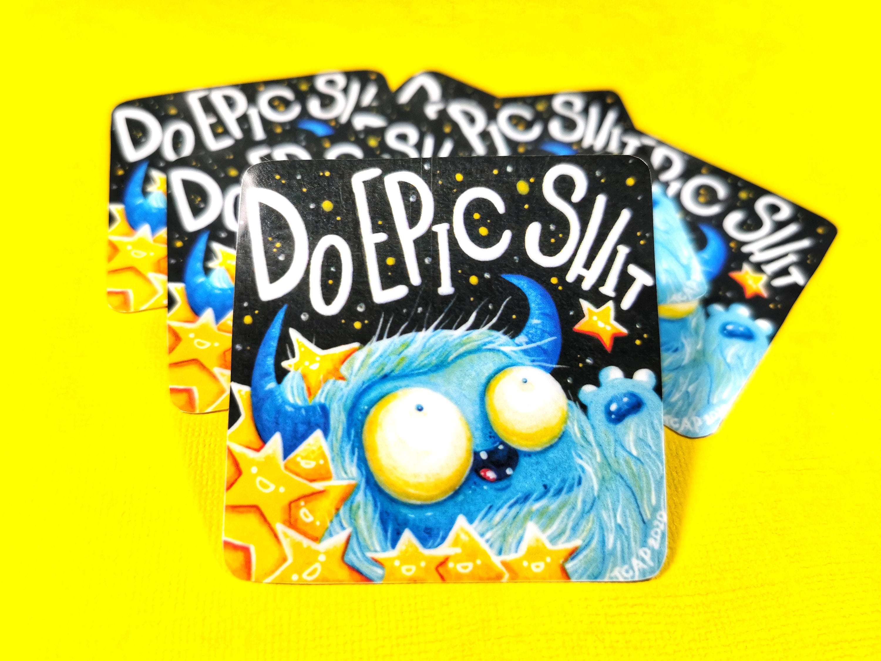 Do Epic Shit Sticker Funny Yeti Sticker Encouragement Stickers ...