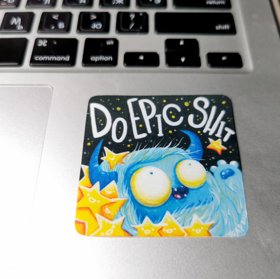 Do Epic Shit Sticker Funny Yeti Sticker Encouragement Stickers ...