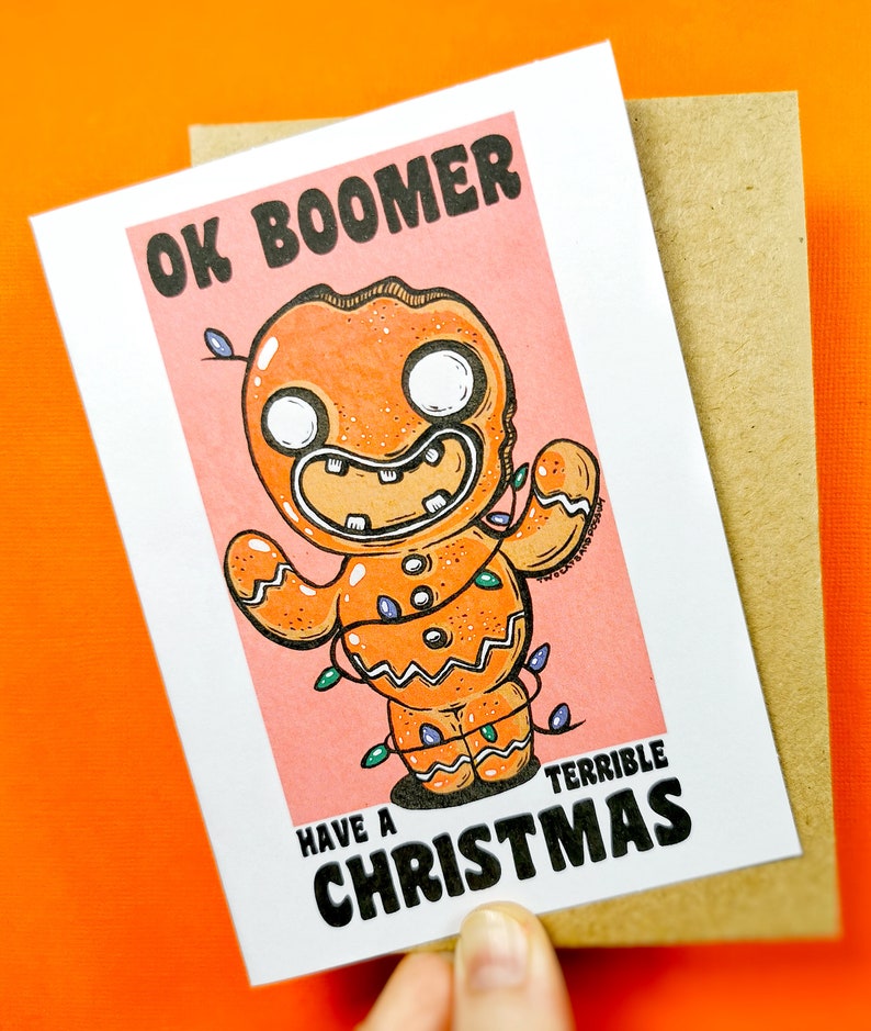 Ok Boomer Christmas Card - Millennials - Generation Z - Funny ...