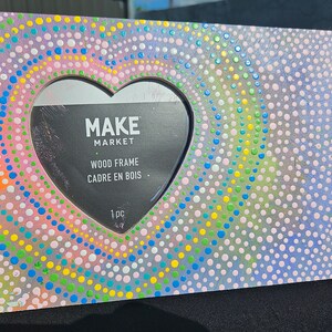 Radiant Hearts: Colorful Dot Art Heart-shaped Picture Frame - Etsy