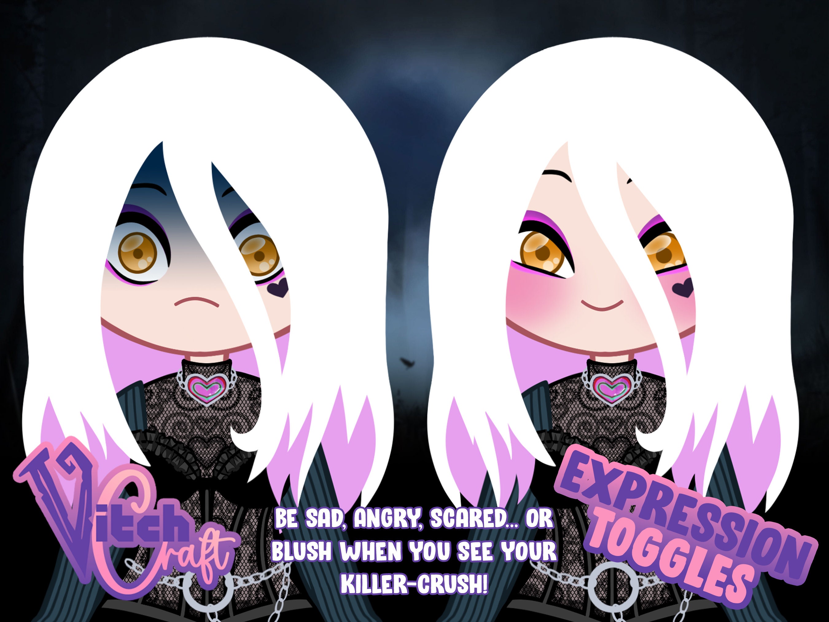 Sable Ward [chibi Vtuber] - Etsy