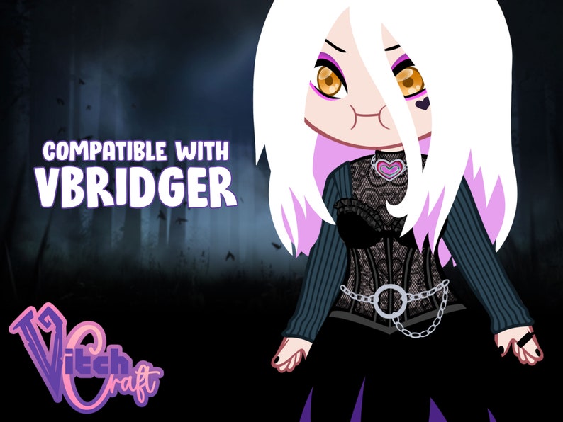 Sable Ward [chibi Vtuber] - Etsy