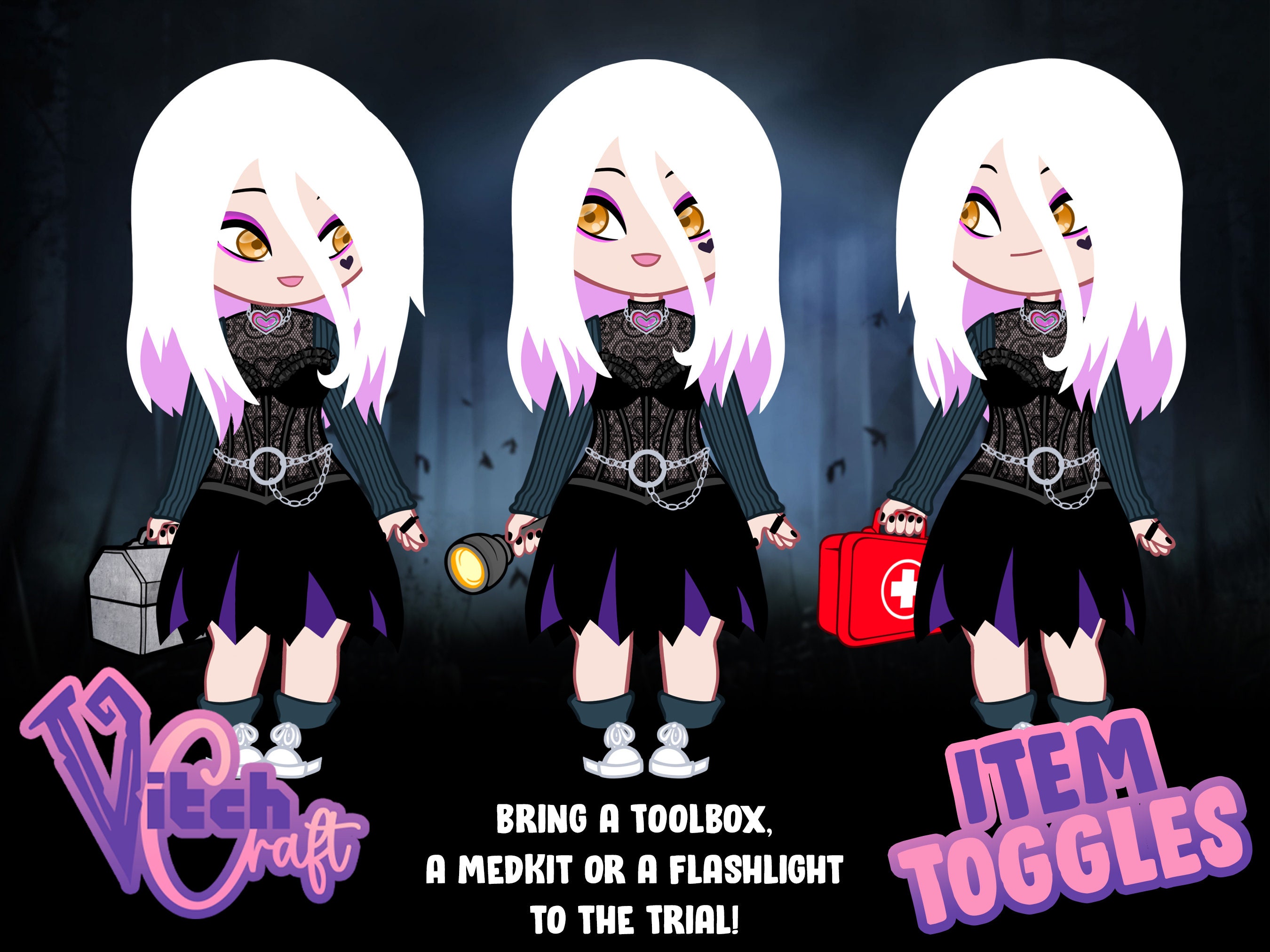 Sable Ward [chibi Vtuber] - Etsy